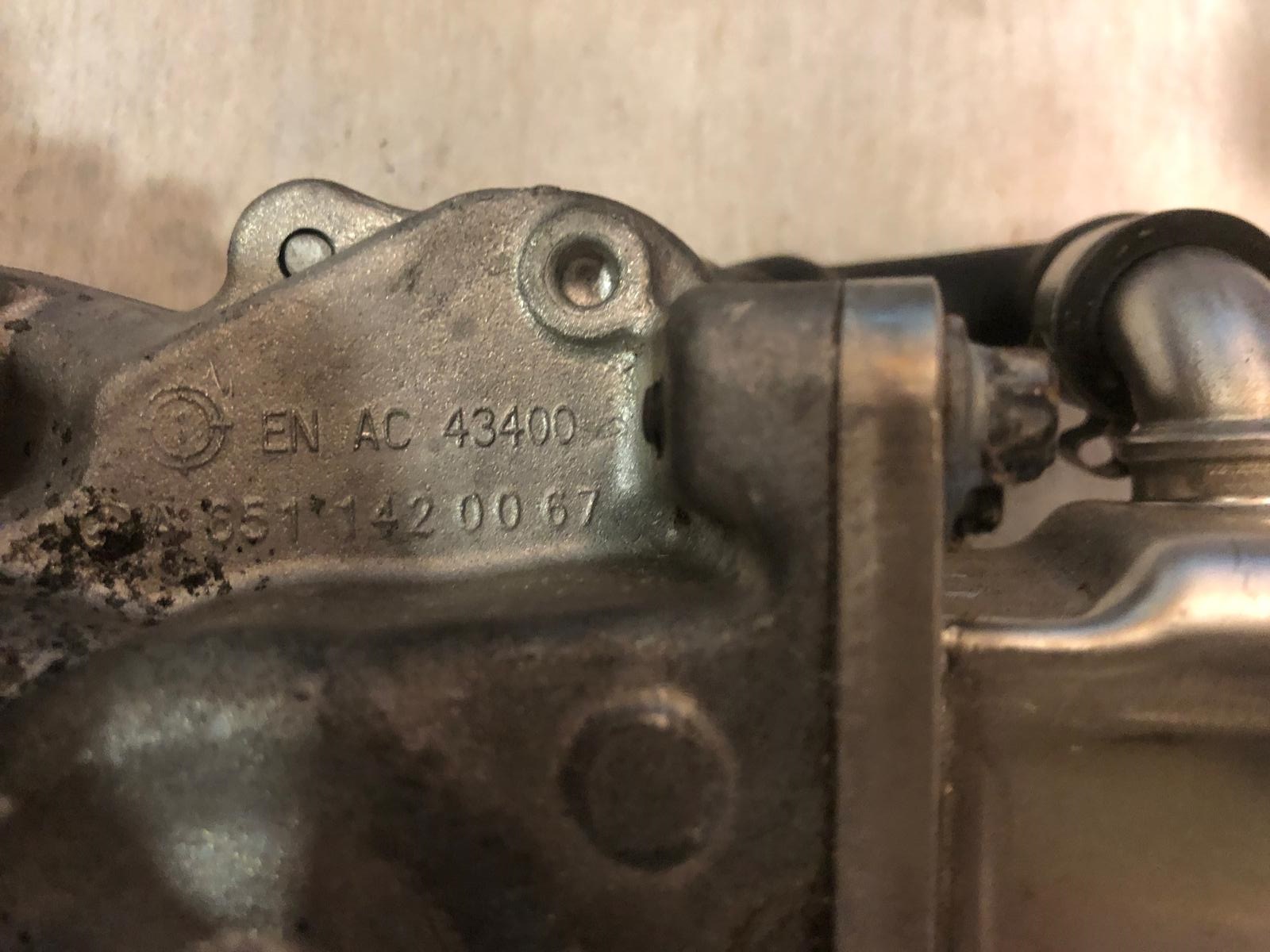 Válvula, Radiador e Coletor EGR Motor Mercedes OM651 Ref.A6511400360 ...